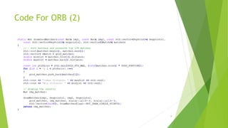 AKAZE and ORB Planar Tracking Comparisson | PPT