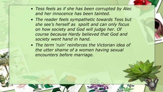 Tess of the D'Urbervilles - Quotes and Analysis - Phase 2 | PPTX