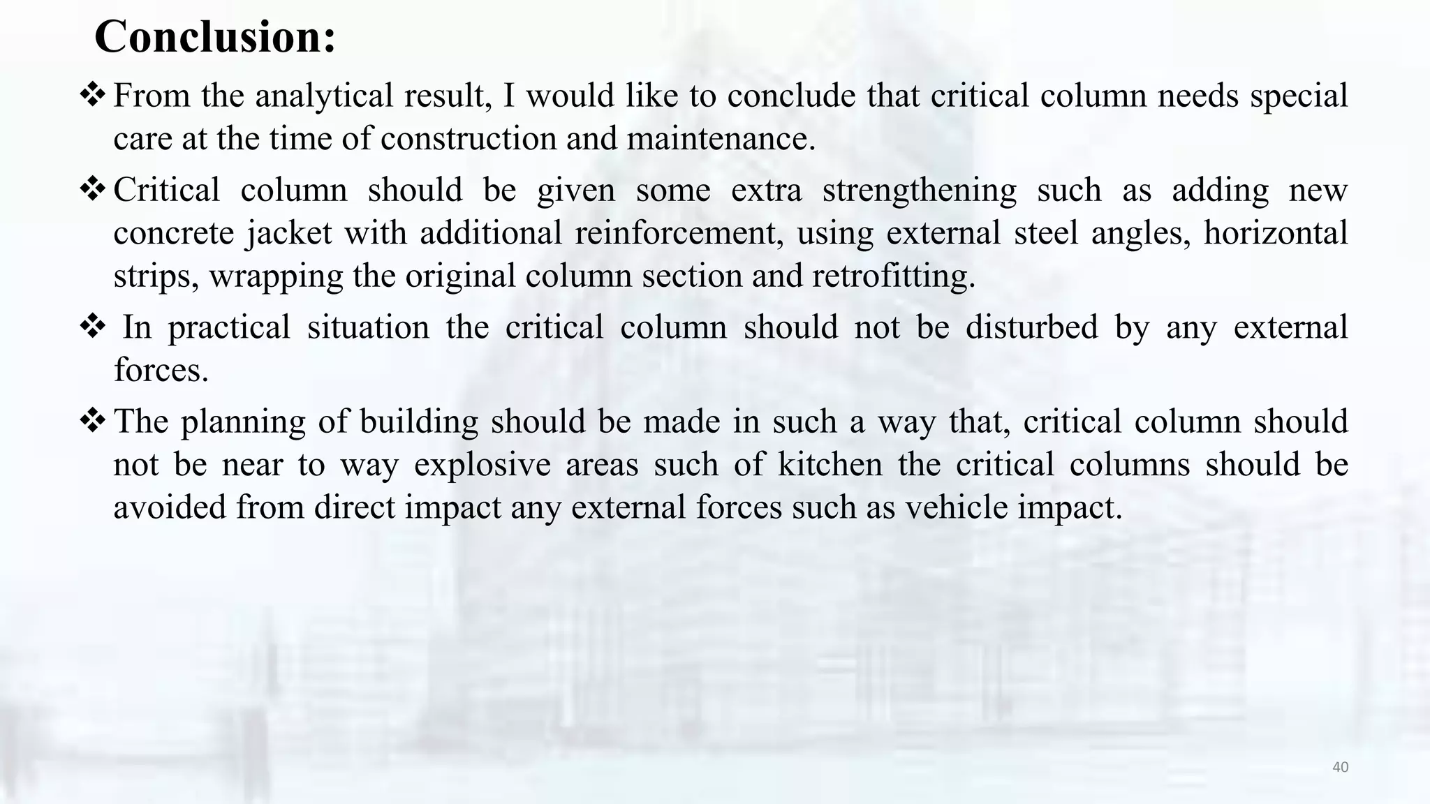 Progressive Collapse Of Reinforced Concrete Structures Using Etabs Pptx Civil Engineering