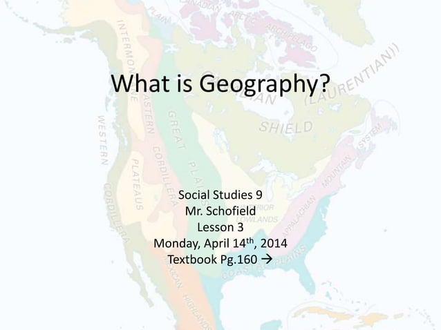 Regional Geography - Terms and Concepts | PPT