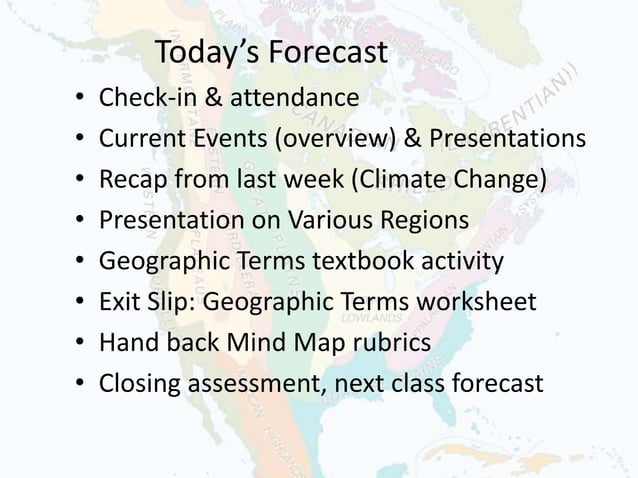 Regional Geography - Terms and Concepts | PPT