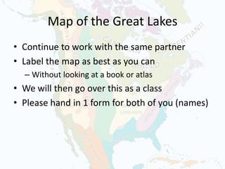 Great Lakes-St. Lawrence Lowlands Region | PPTX