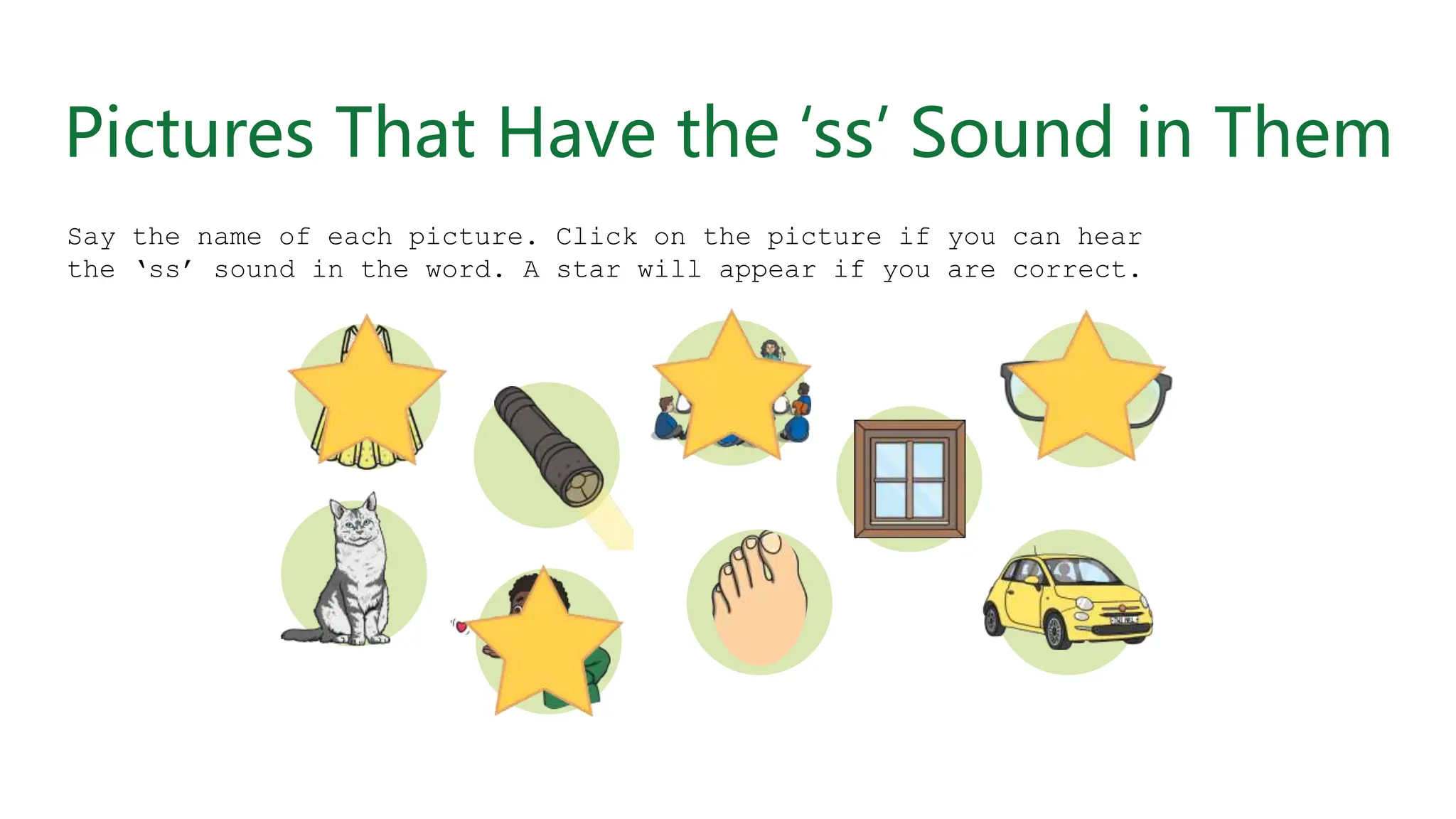 English_Phonics_phase 2_ss&Phase 3_j sound and words | PPTX