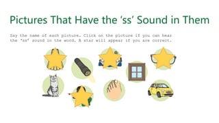 English_Phonics_phase 2_ss&Phase 3_j sound and words | PPT