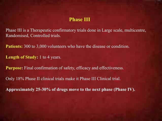 Clinical trials Phase3 ppt | PPTX