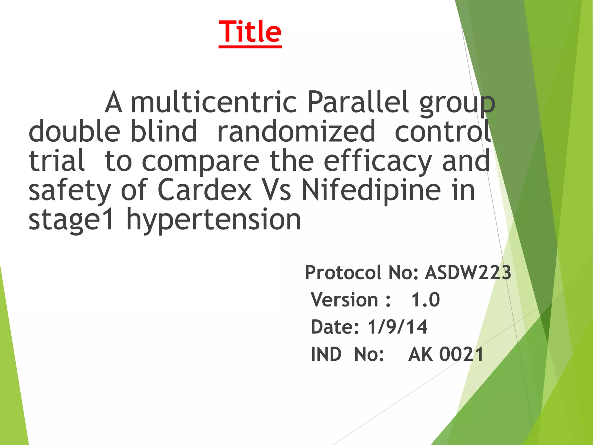 Phase 3 protocol | PPTX