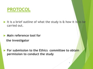 Phase 3 protocol | PPTX