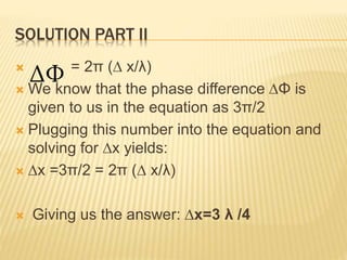 Phase and phase difference LO3 | PPTX