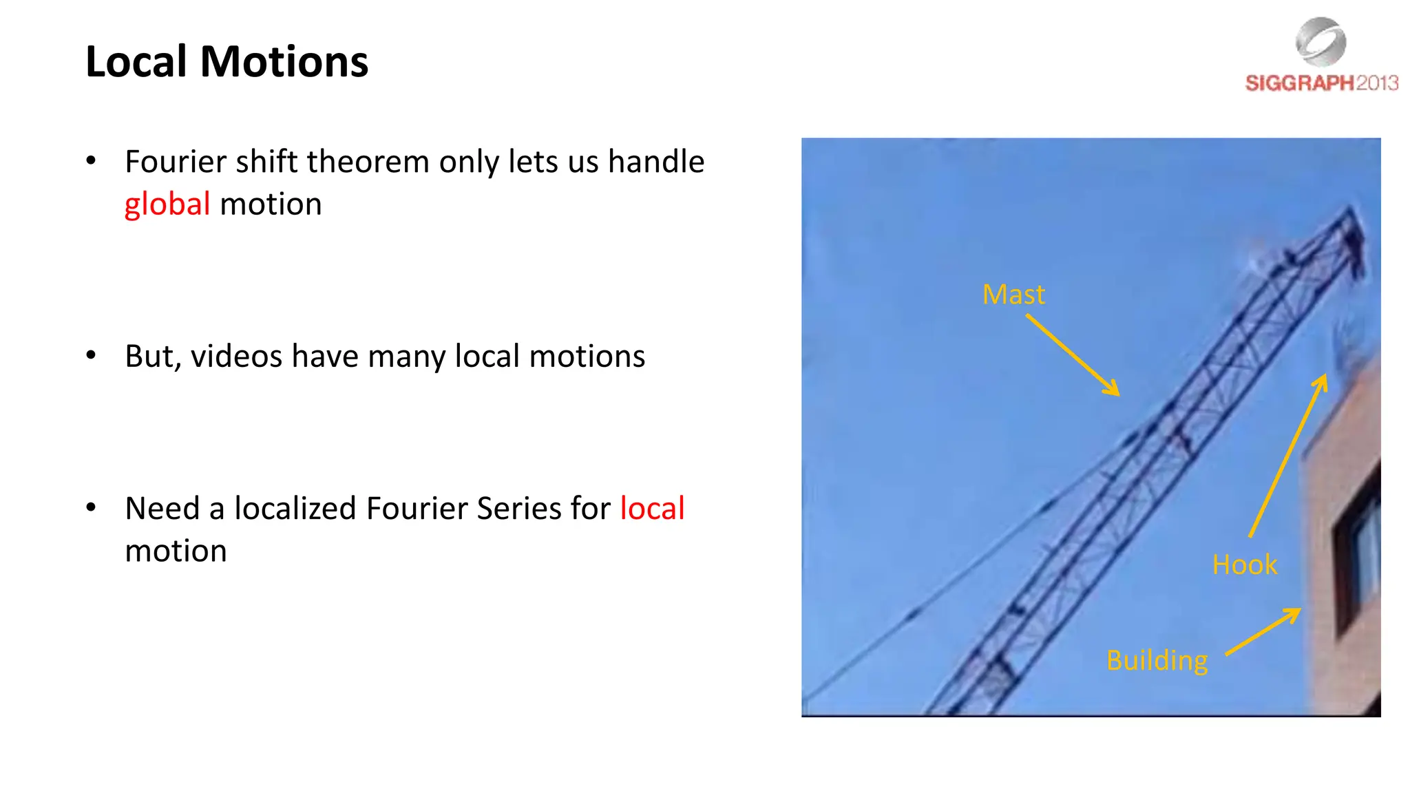 Motion Amplification PhaseBasedSIGGRAPH2013pres.pptx | 3-D Graphics | Computer Software and ...