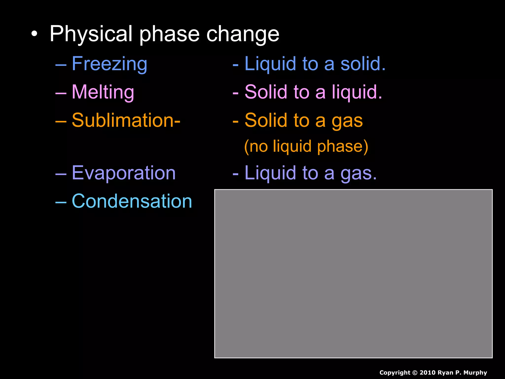 Phase Change, Physical Change, Chemical Change, Physical Science Lesson ...