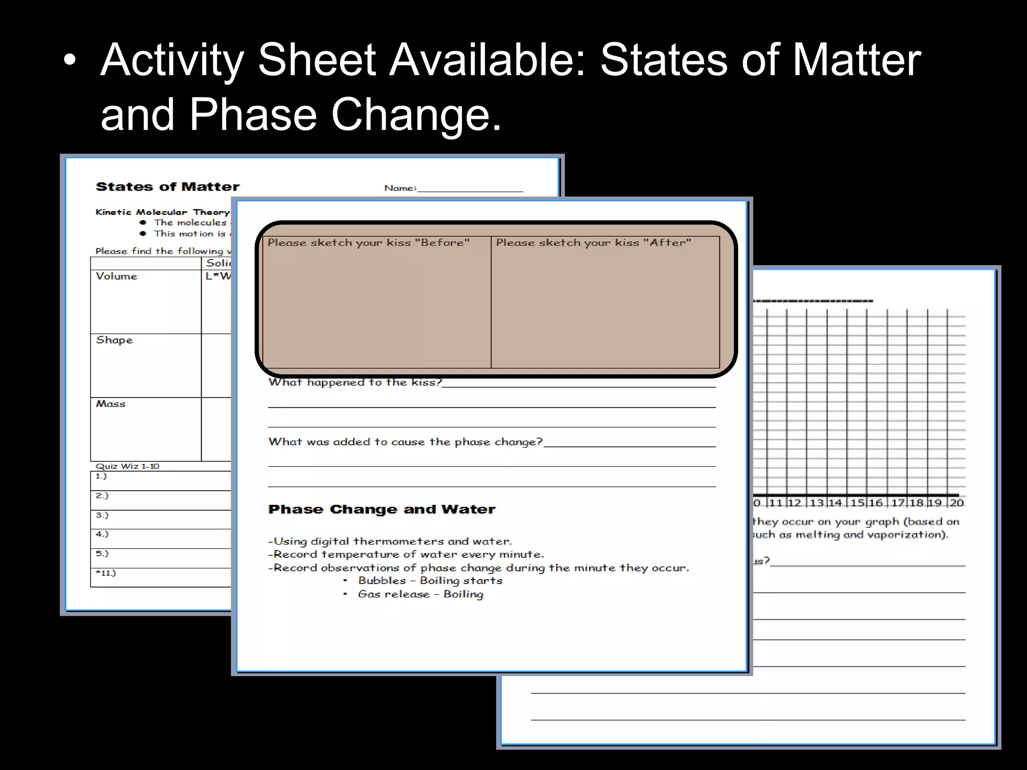 Phase Change, Physical Change, Chemical Change, Physical Science Lesson ...