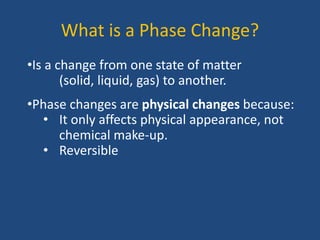 phasechanges.pptx | Chemistry | Science