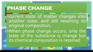 PHASE CHANGES grade 8 science third quarter | PPTX