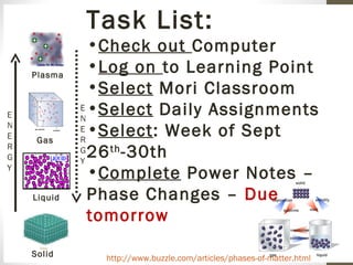 Power Notes - Phase Changes | PPT