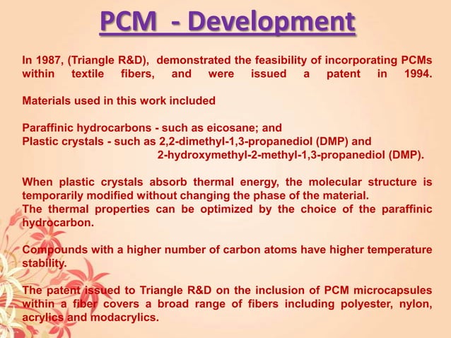 Phase changing materials | PPTX | Chemistry | Science