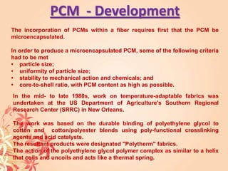 Phase changing materials | PPTX