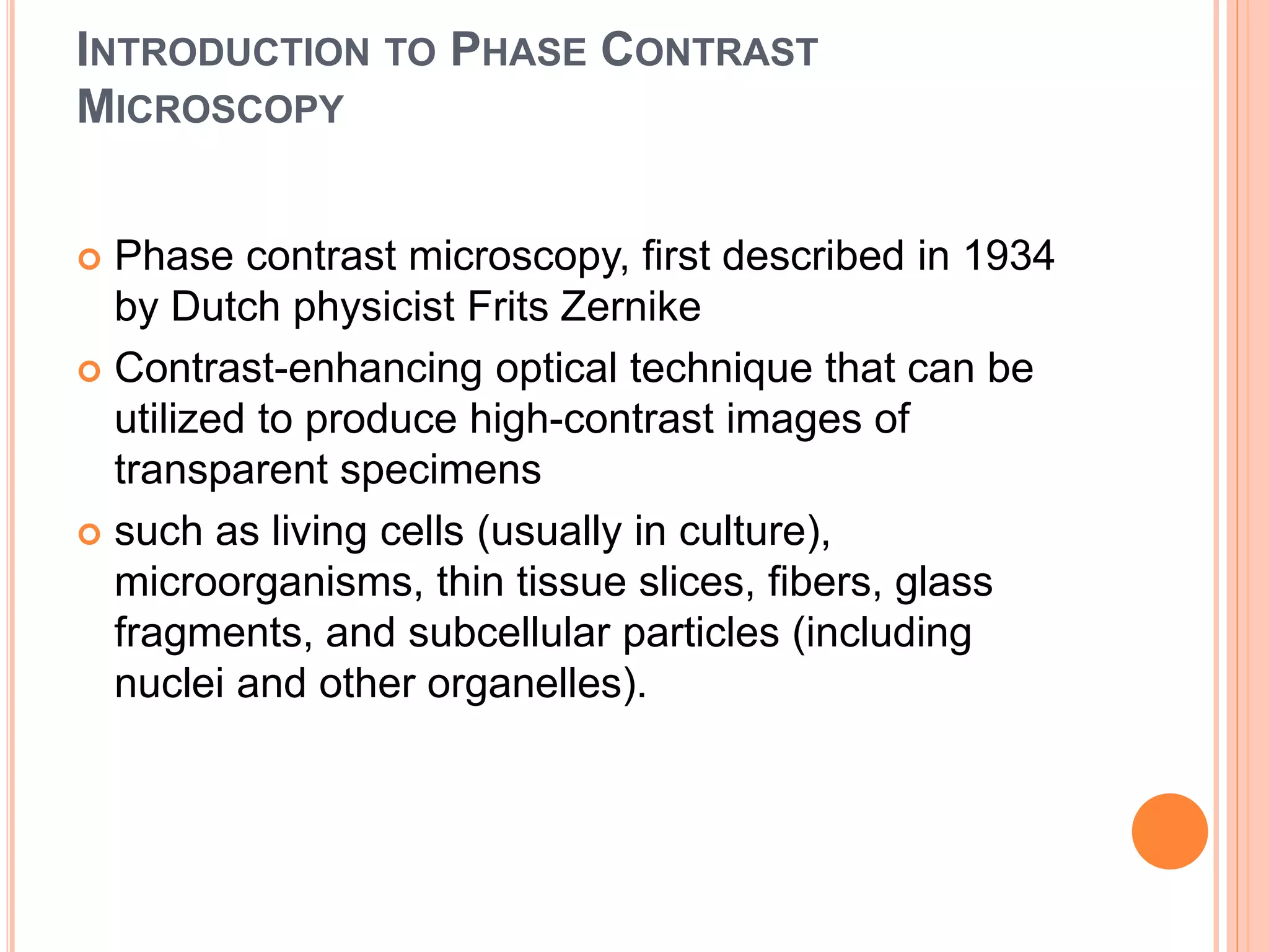 Phase contrast & Flurosence microscope | PPTX