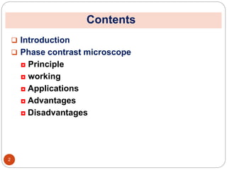 Phase contrast microscope | PPTX