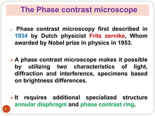 Phase contrast microscope | PPTX