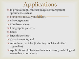 Phase contrast microscope | PPTX