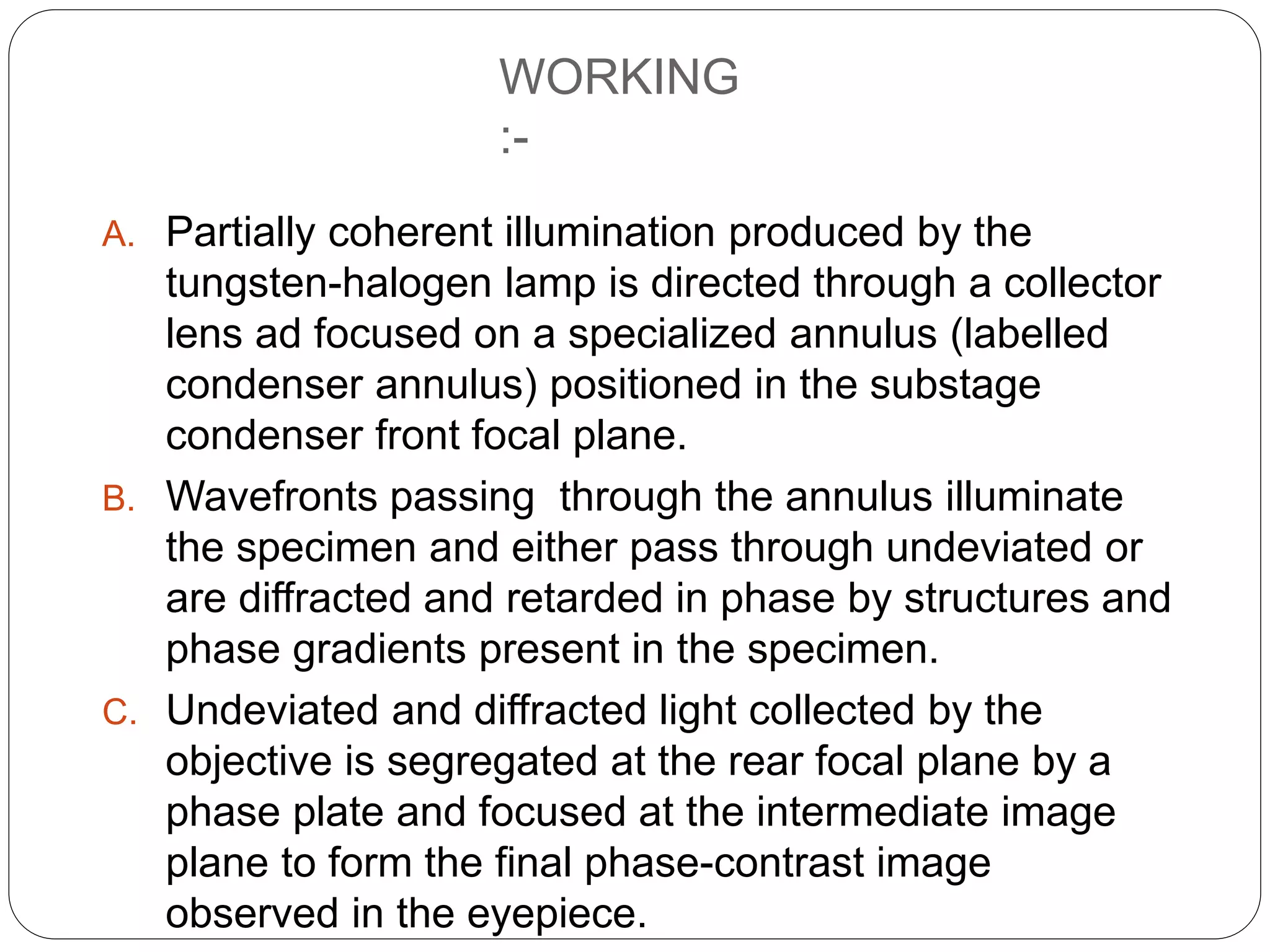 Phase contrast microscope | PPTX