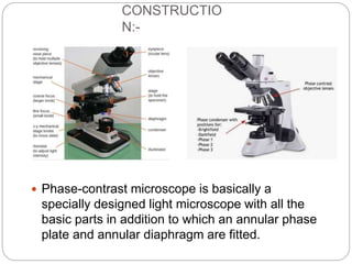 Phase contrast microscope | PPTX
