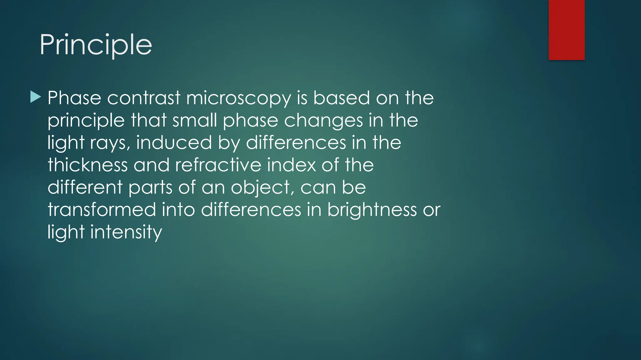 Phase Contrast Microscopy & Differential Interference Contrast ...