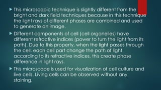 Phase Contrast Microscopy & Differential Interference Contrast ...