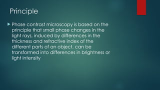 Phase Contrast Microscopy & Differential Interference Contrast ...