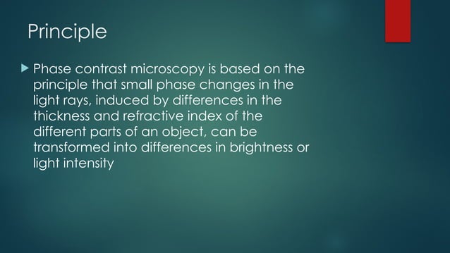 Phase Contrast Microscopy & Differential Interference Contrast ...