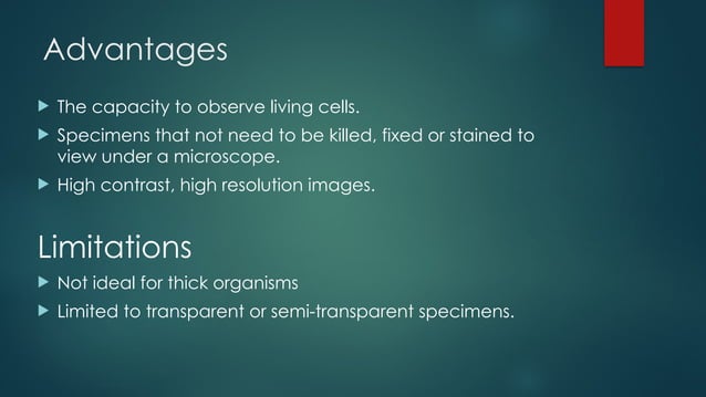 Phase Contrast Microscopy & Differential Interference Contrast ...