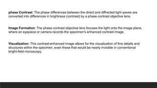 PHASE CONTRAST MICRSCOPY characteristics of material .pptx