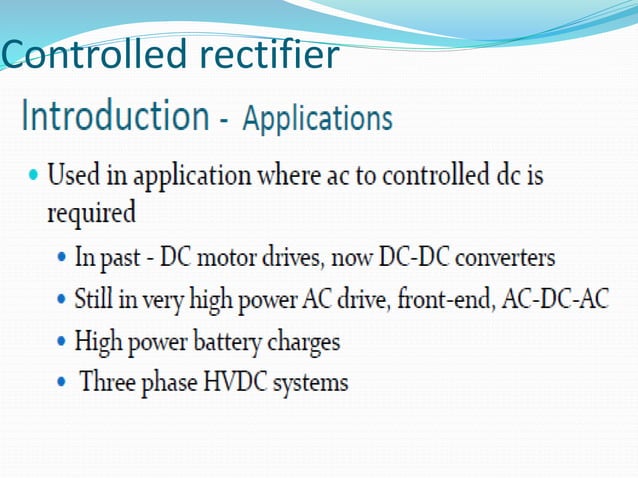 PHASE CONTROLLED RECTIFIERS.pdf power electronics | PPT