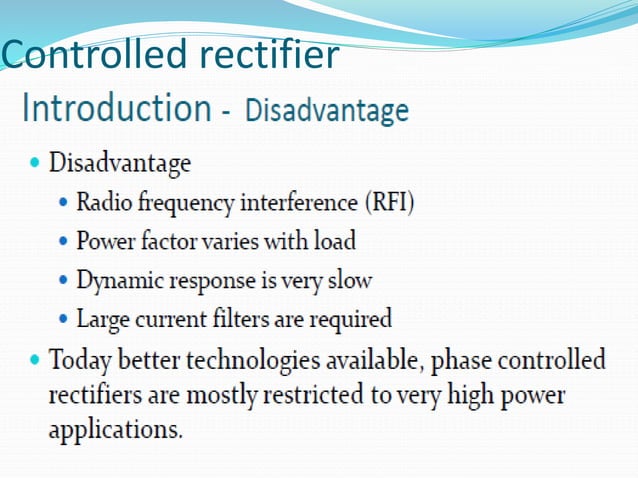 PHASE CONTROLLED RECTIFIERS.pdf power electronics | PPT