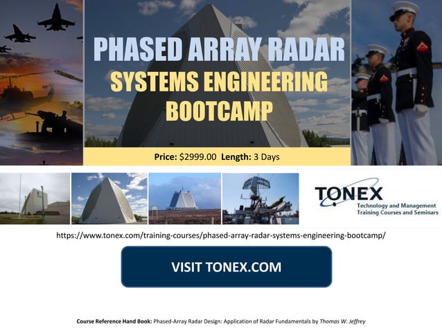 Phased-Array Radar Systems Engineering Bootcamp : Tonex | PPT