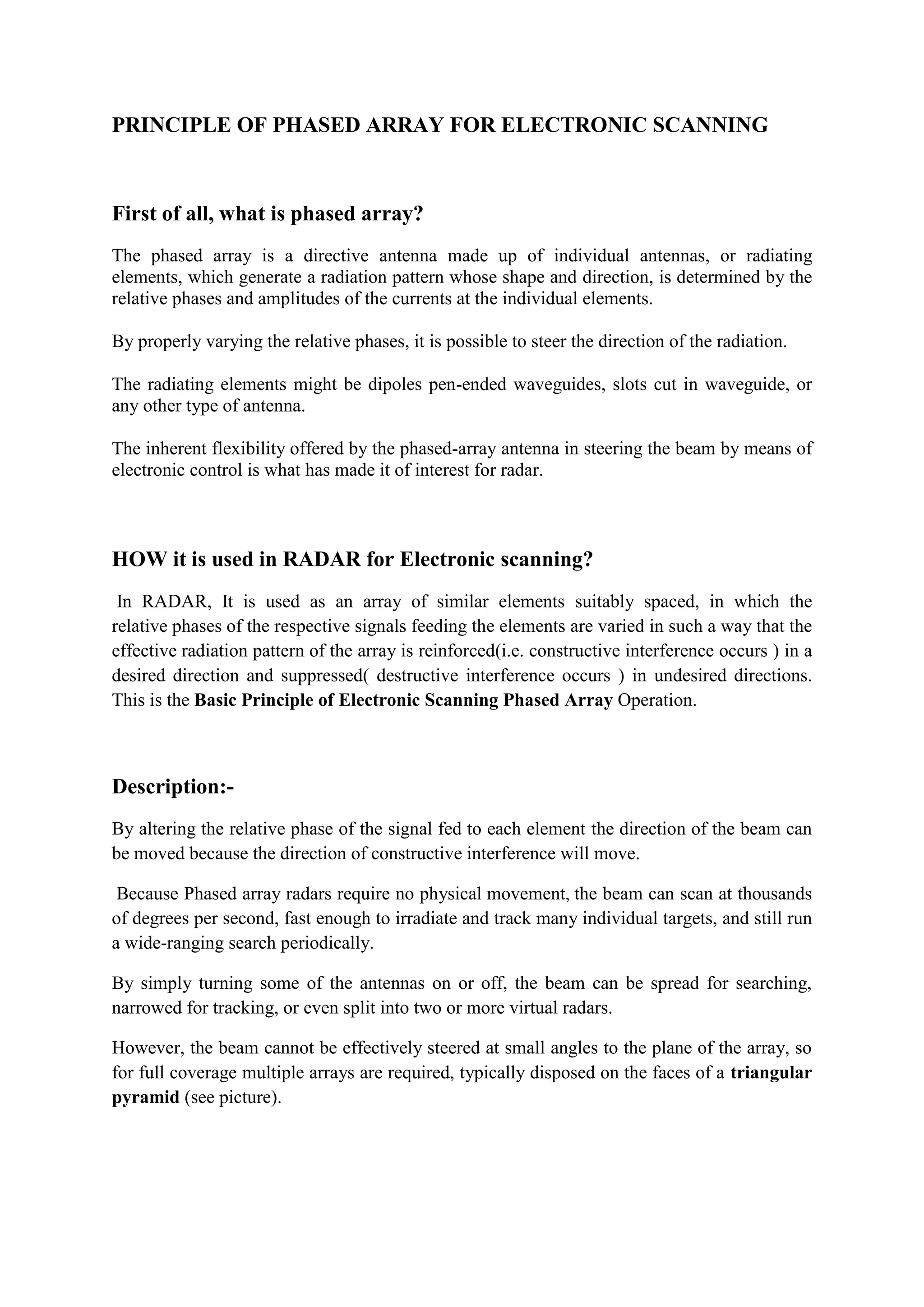 Phased array antenna | DOCX
