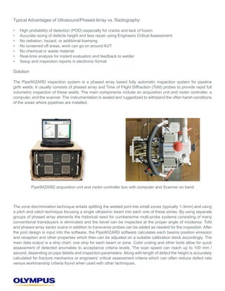 Phased Array Pipeline Zone Discrimination Inspection | PDF