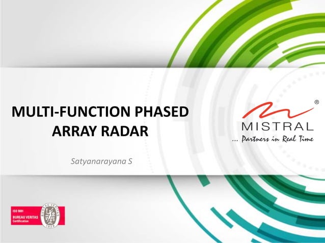 Multi-Funtion Phased Array Radar | PDF | Digital Audio | Computer Software and Applications