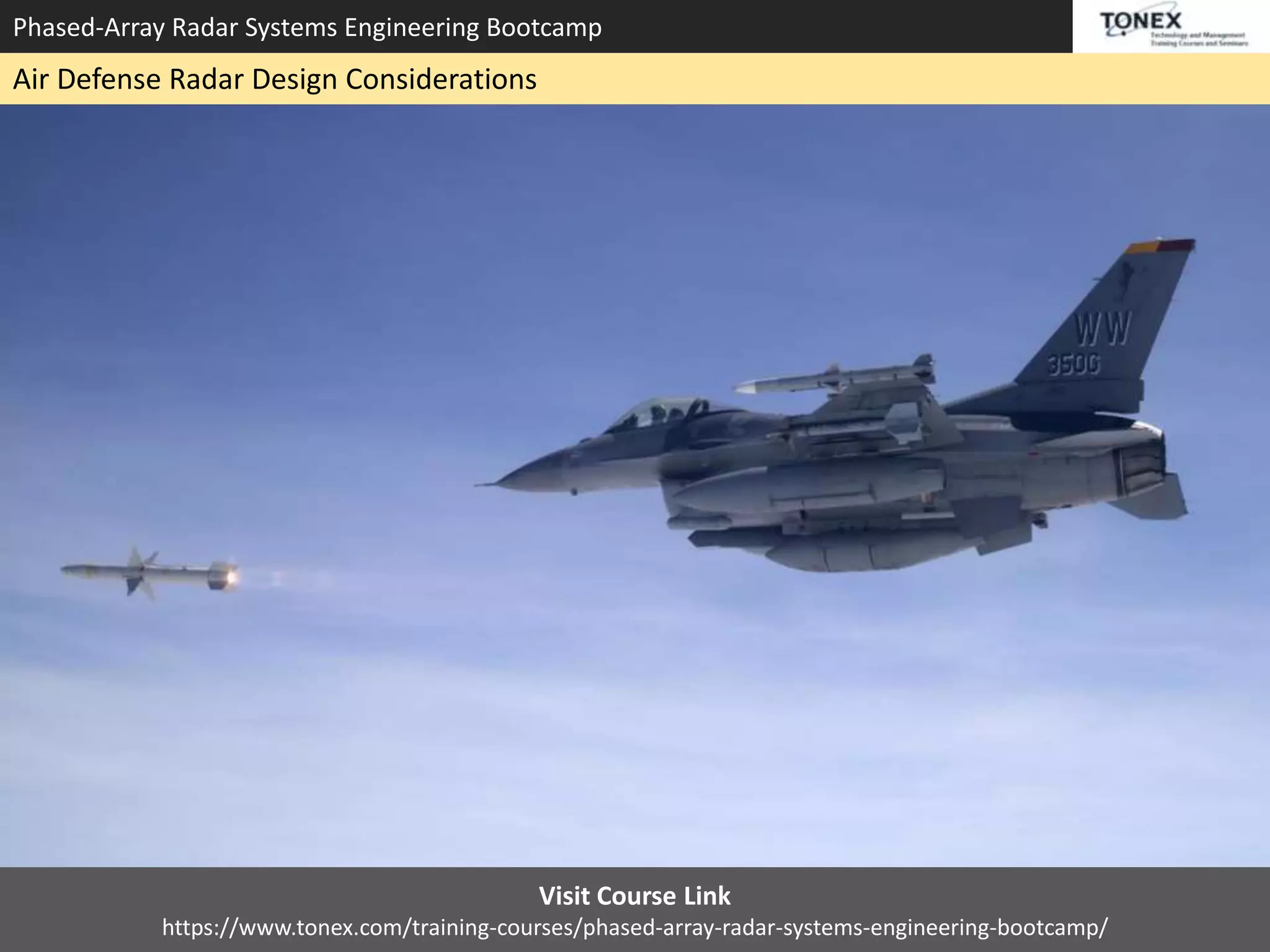 Join Tonex Training Phased Array Radar Systems Engineering Bootcamp | PPTX