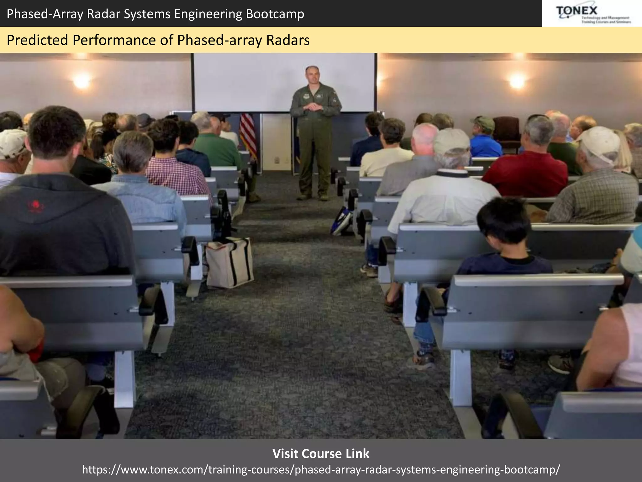 Join Tonex Training Phased Array Radar Systems Engineering Bootcamp | PPTX