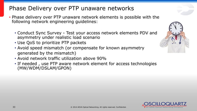 Phase Delivery Over PTP Unaware Networks | PPT