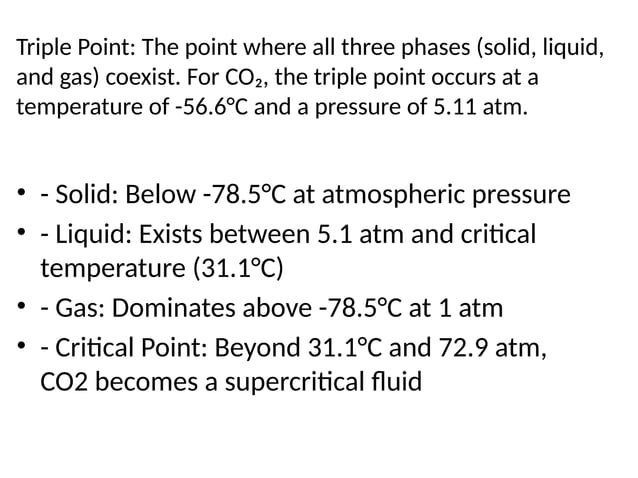 Phase Diagram of Carbon Dioxide(CO2).pptx. | PPTX