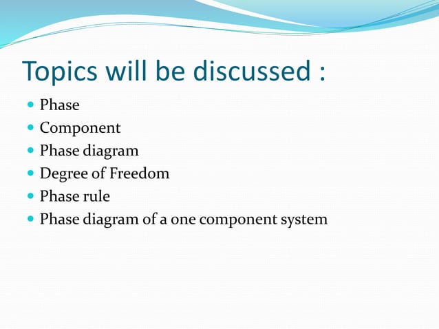 Phase diagram of a one component system ( water system ) | PPTX ...