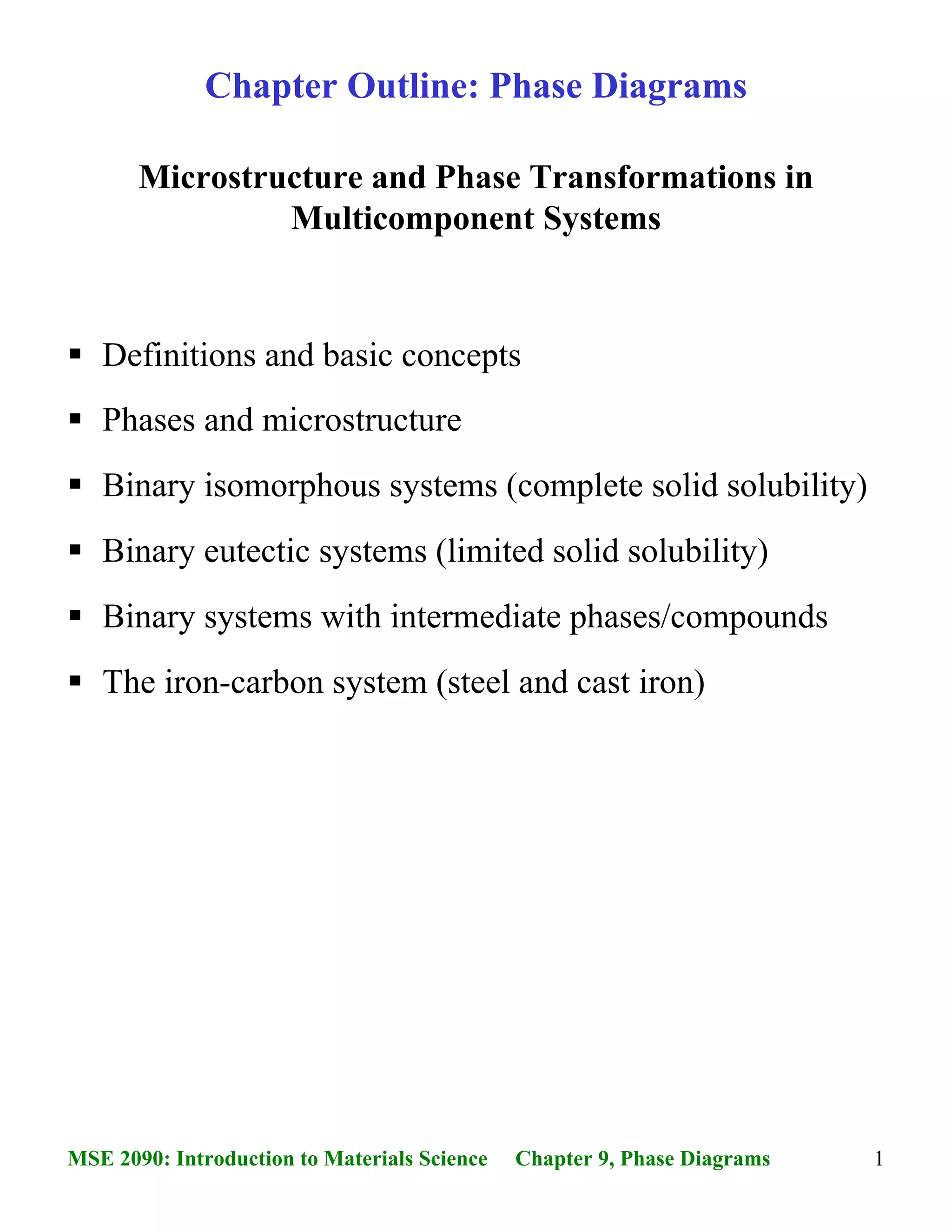Phase diagrams and phase transformations | PDF