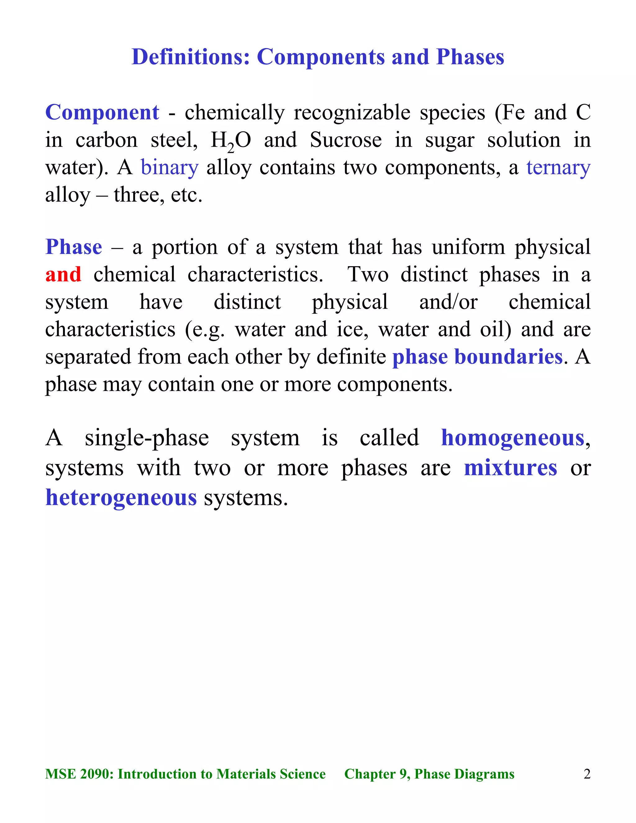 Phase diagrams and phase transformations | PDF