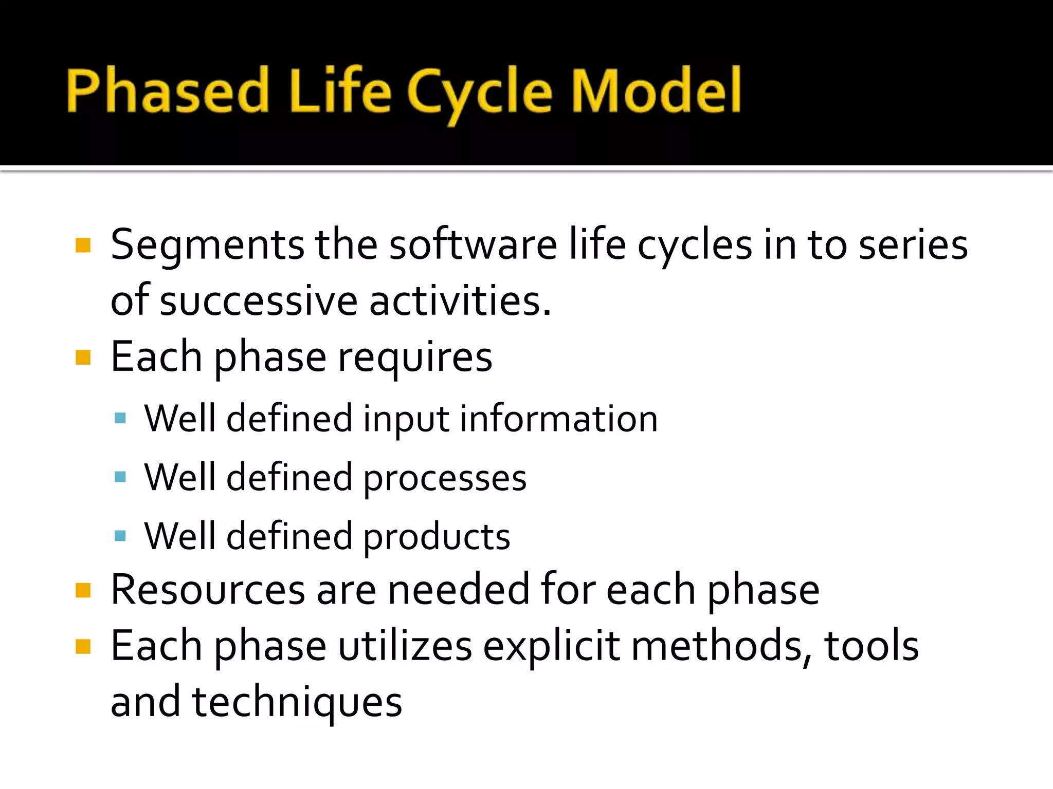 Phased life cycle model | PPTX