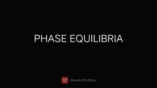 Phase equilibria | PDF