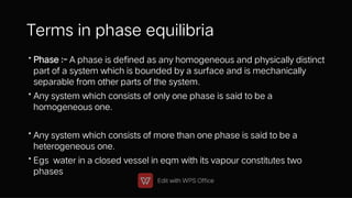 Phase equilibria | PDF | Chemistry | Science