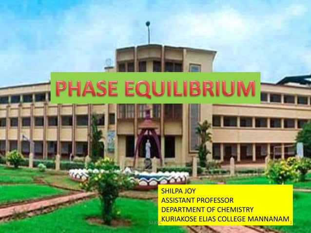 Phase Equilibrium | PPTX | Chemistry | Science