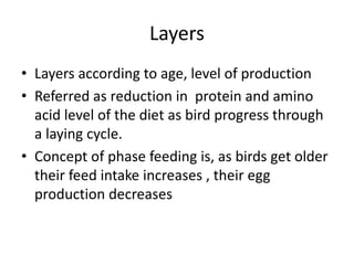 Phase feeding in layers | PPTX